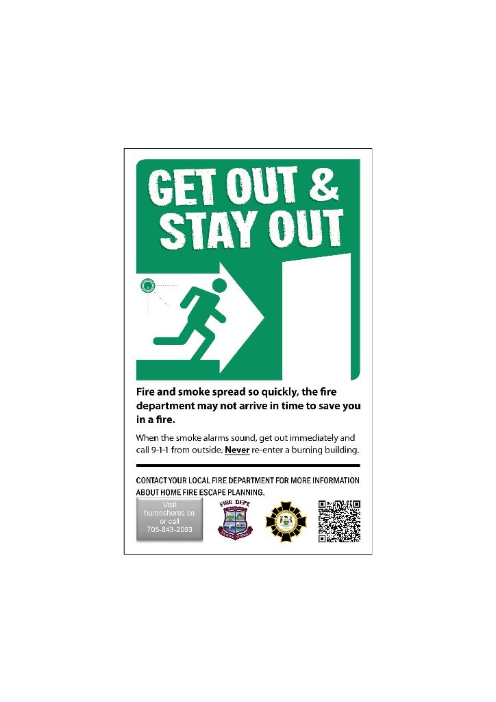 A Message from the Fire Dept.: Get Out & Stay Out - Municipality of ...