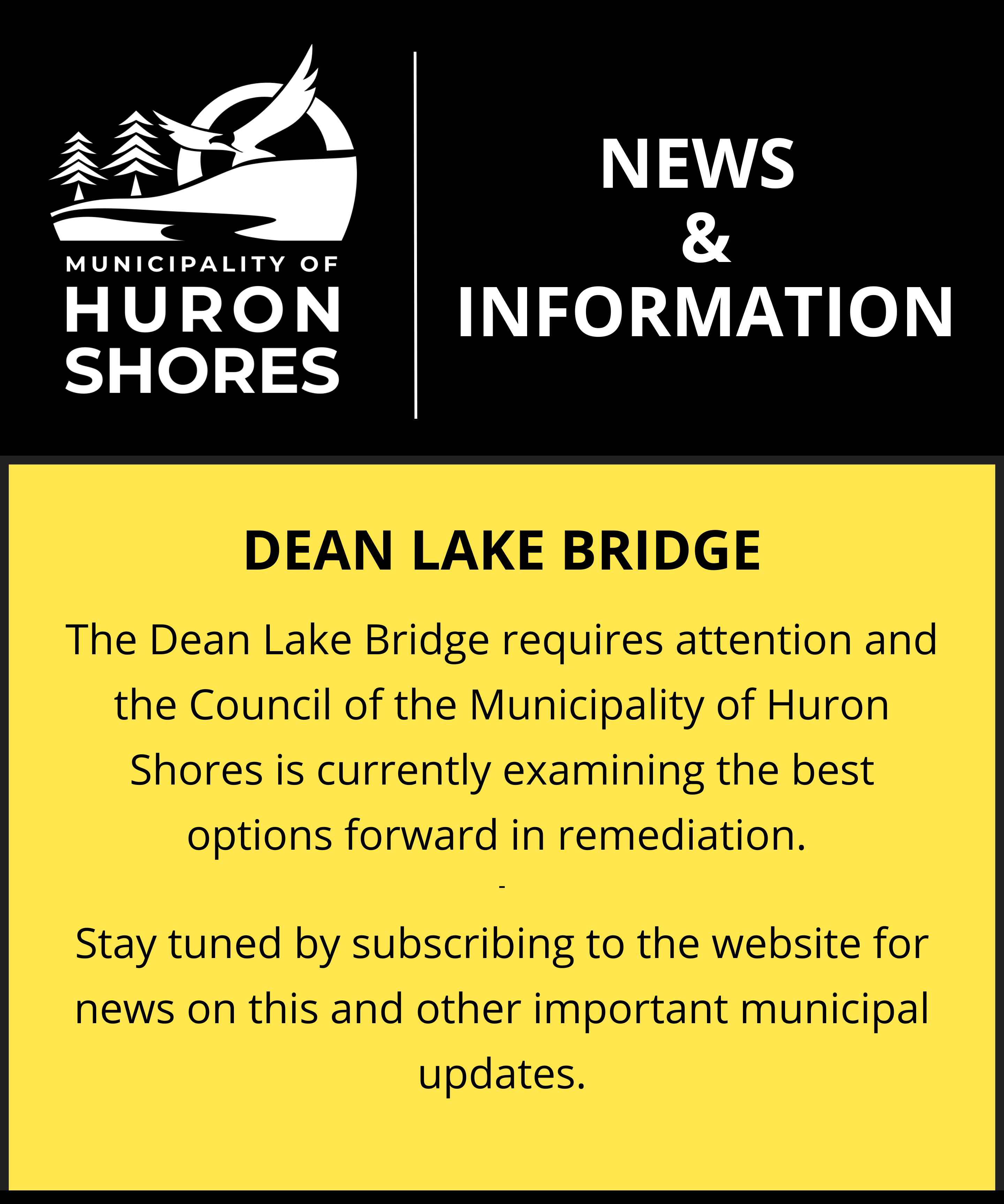 Stay Informed – Huron Shores