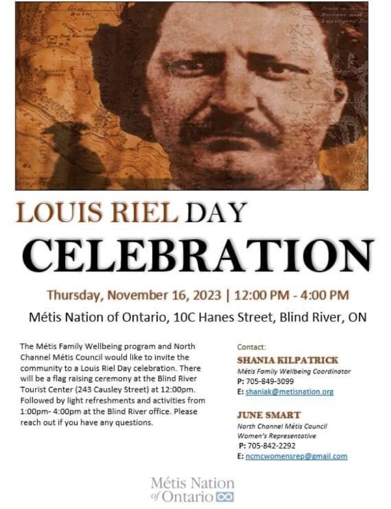 Louis Riel Day Celebration – Huron Shores